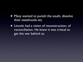 lincoln's second inaugural address | PPT