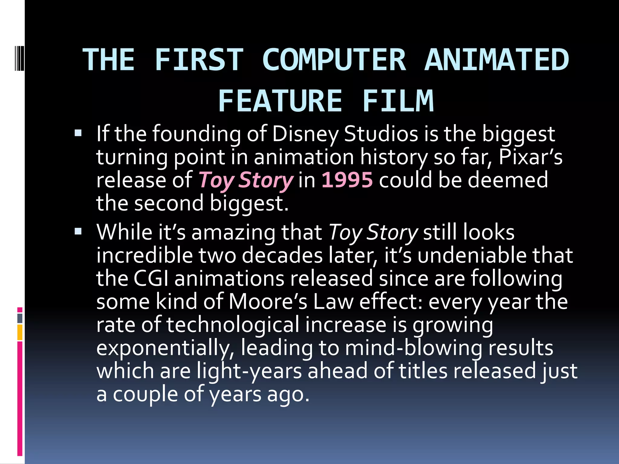 History & types of animation | PPTX