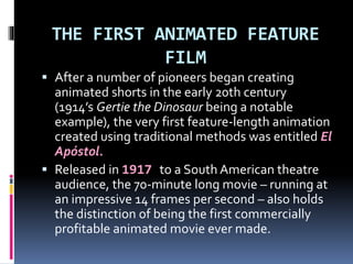 History & types of animation | PPTX