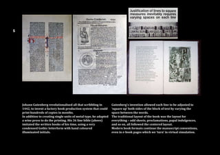 LECTURE 4 - History of the Typographical Form - VDIS10020 Typography 1 ...