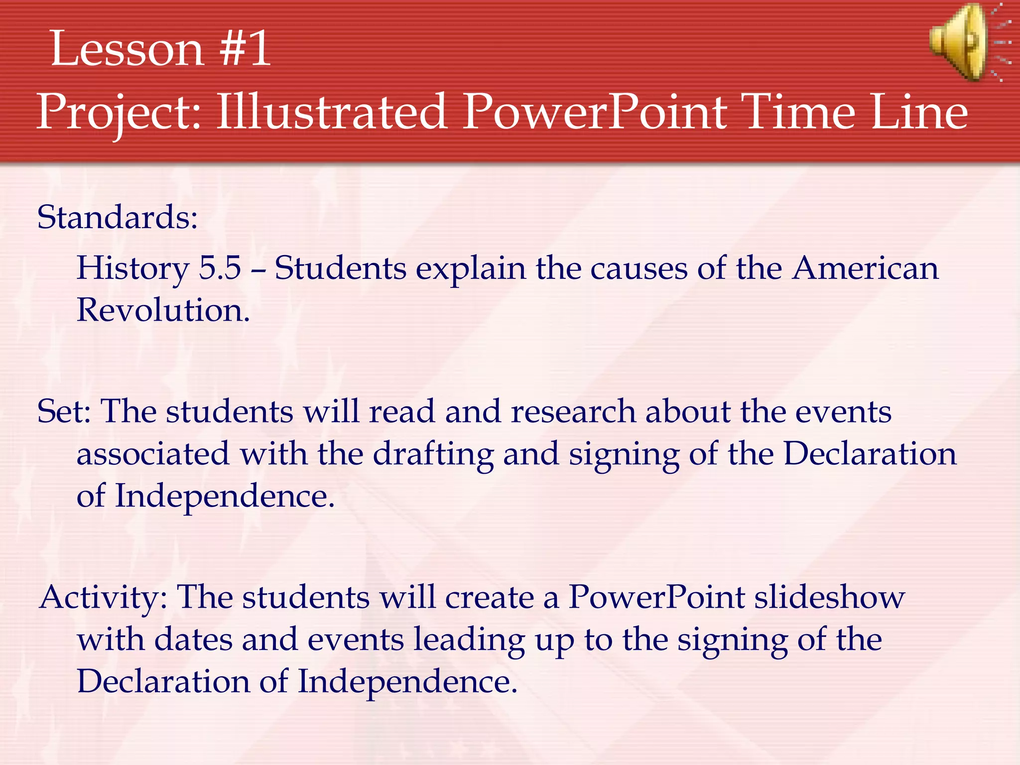 History unit overview | PPT