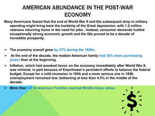 History of the USA 1945 1960 | PPTX