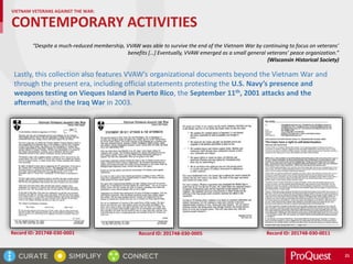 History Vault Students for a Democratic Society, Vietnam Veterans ...