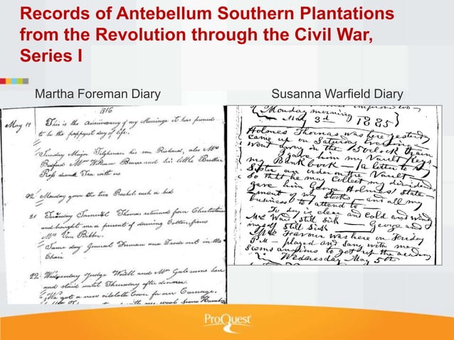 Women Through Time - ProQuest History Vault | PPT