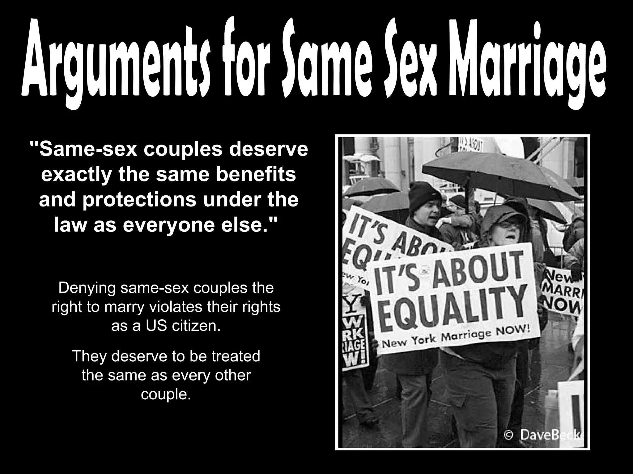 Same Sex Marriage Ppt Ppt