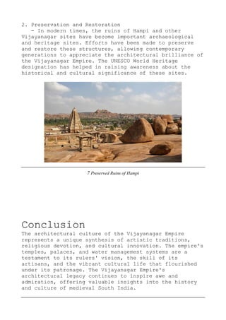 The Architectural culture of the vijaynagar empire. Class 12 CBSE ...