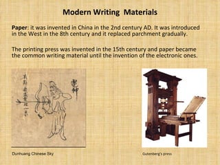 The History of Writing | PPT