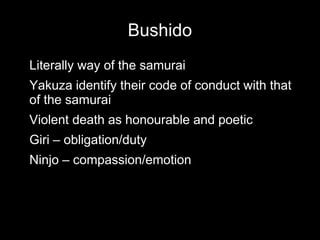 History yakuza presentation final | PPT