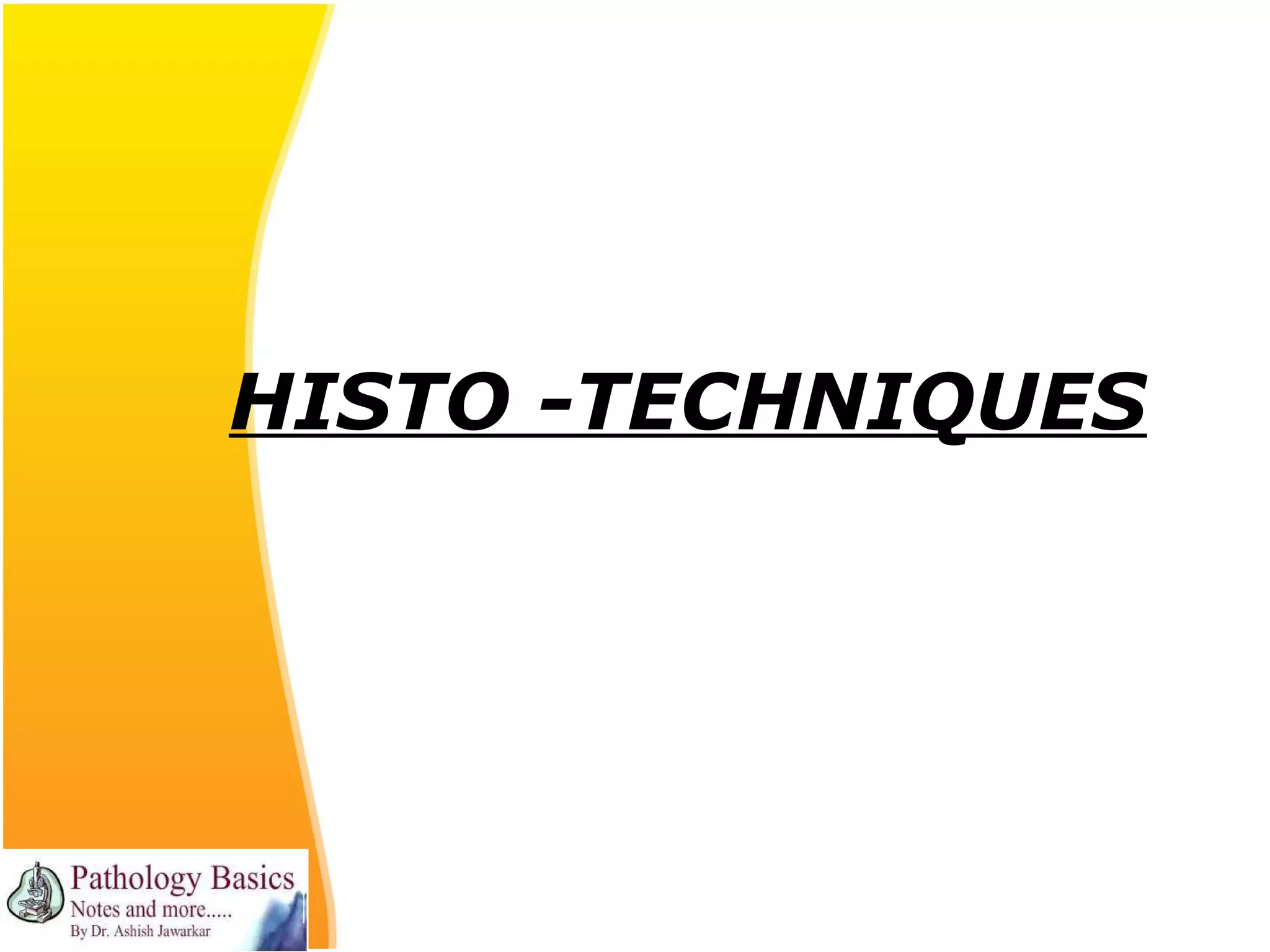 Histotechniques | PPT