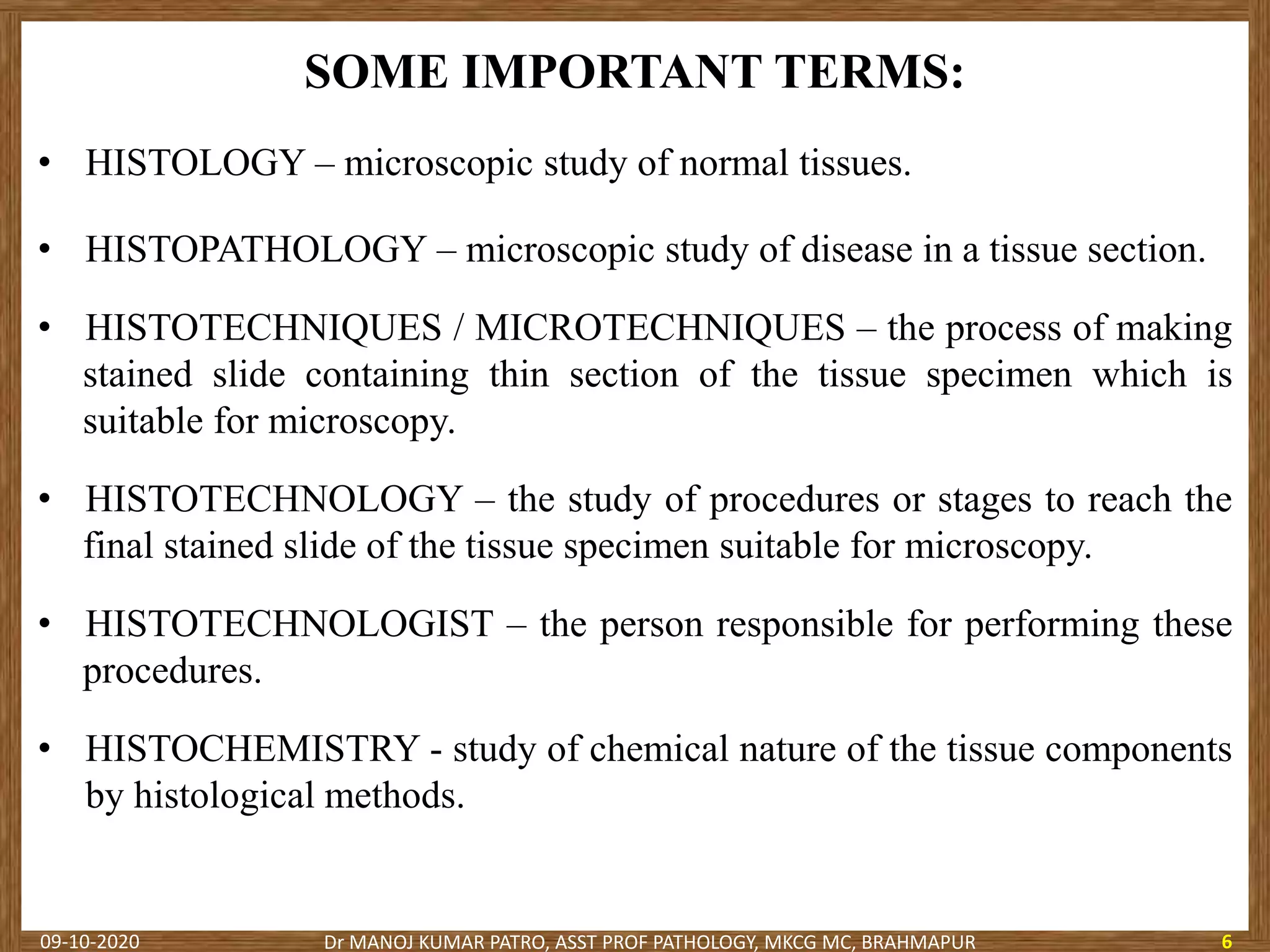 Histotechniques | PPTX