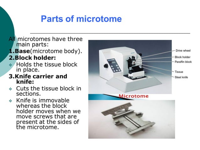 HISTOTECHNIQUES MICROTOMY.ppt · version 1.pdf