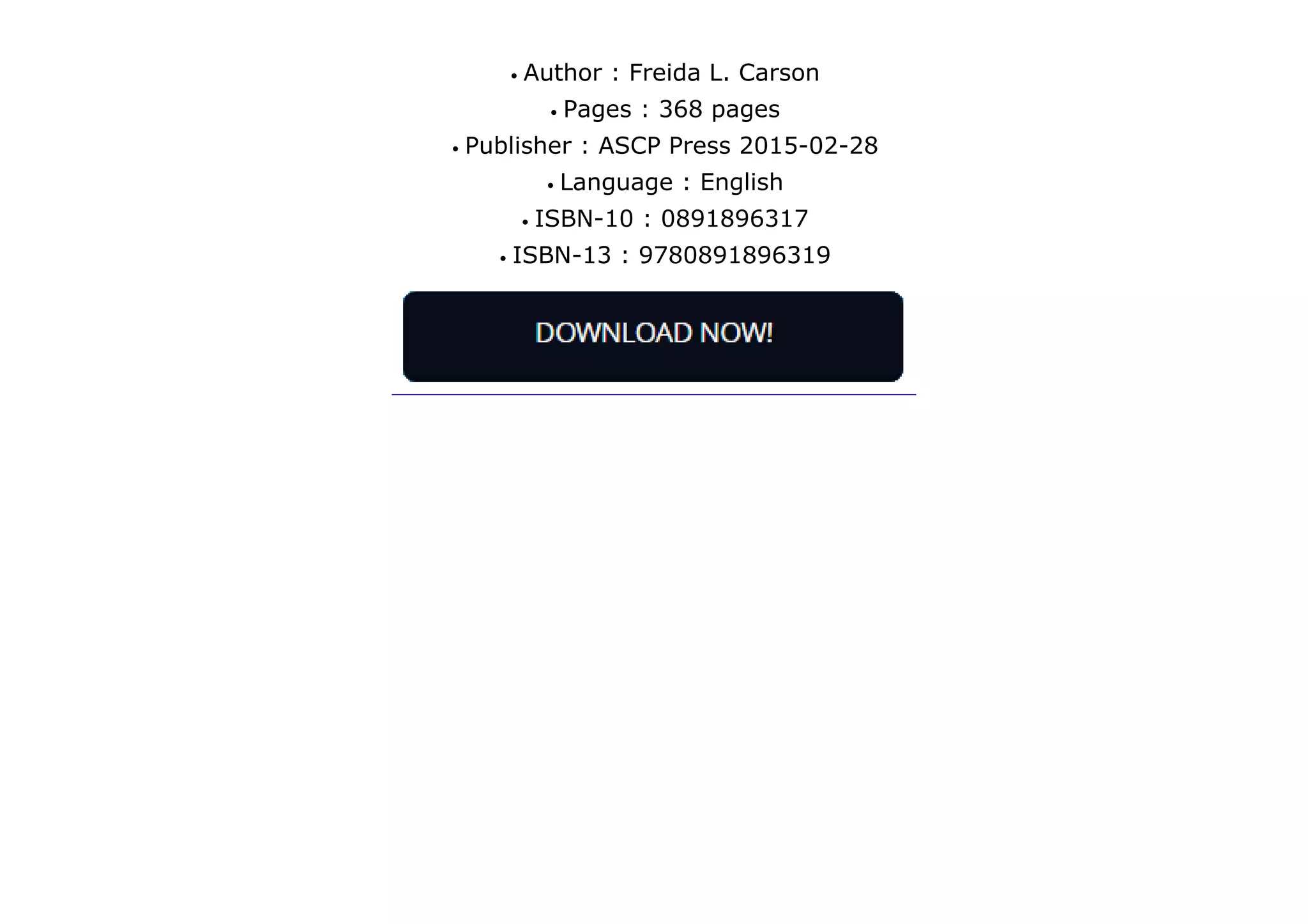 Histotechnology: A Self Instructional Text by Freida L. Carson | PDF