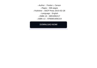 Histotechnology: A Self Instructional Text by Freida L. Carson | PDF