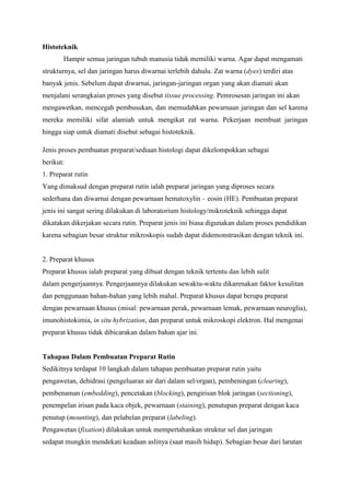 Histoteknik | DOCX