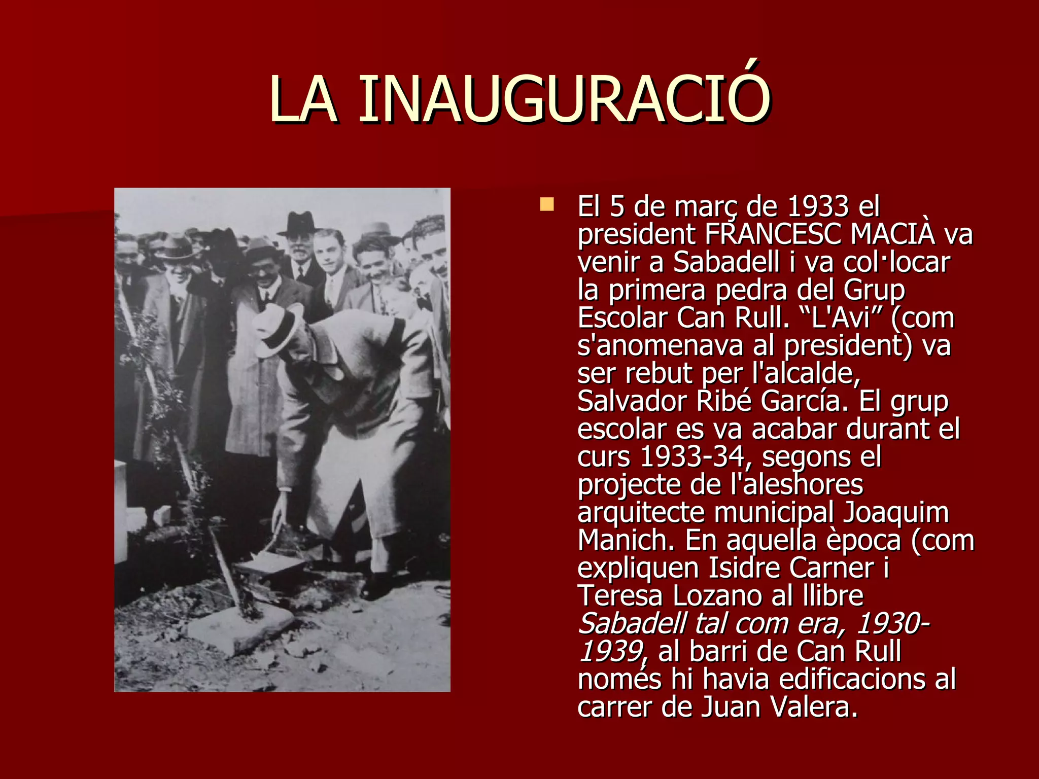 Historia CFA Can Rull | PPT