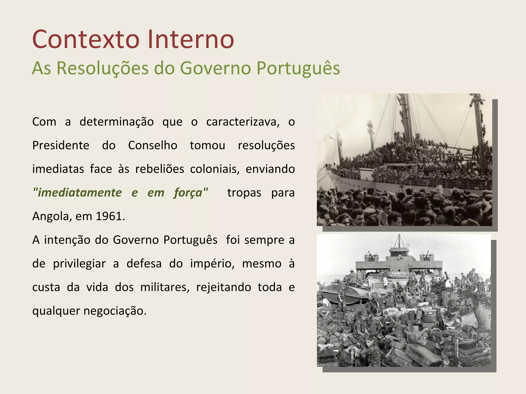 Guerra Colonial Portuguesa | PPT