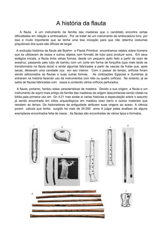 História da flauta apostila para flauta completa | PDF
