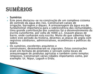 História da mesopotâmia | PPTX