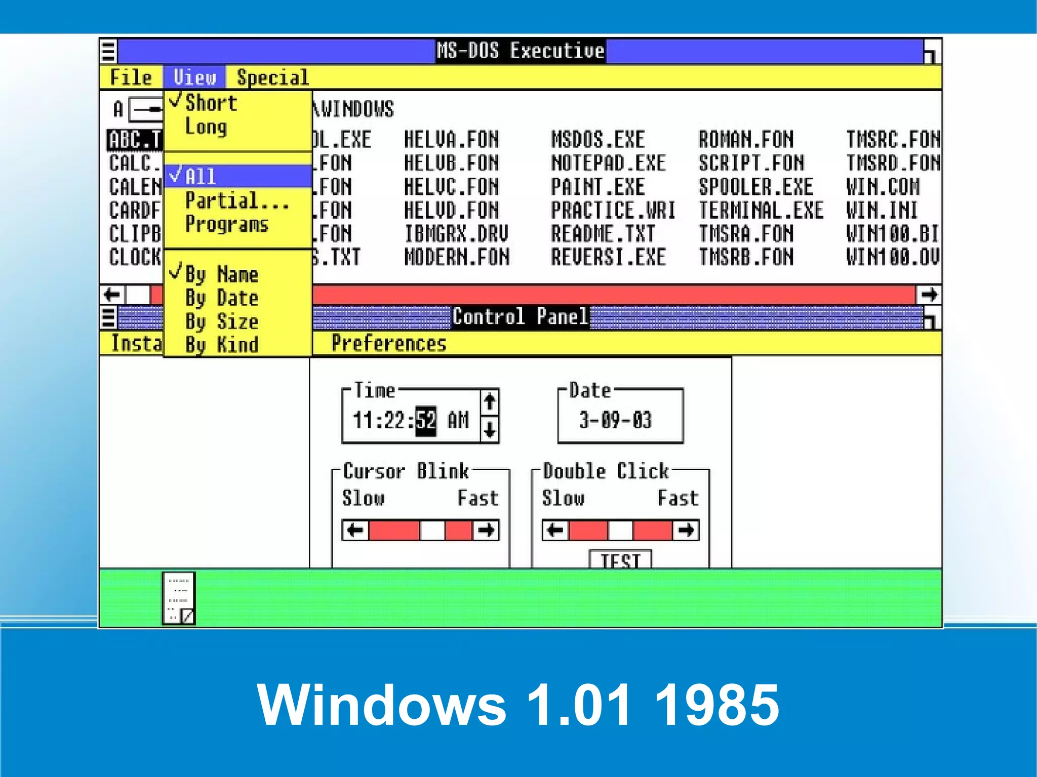 Història de La Interfície de Windows | ODP