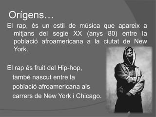 Història del rap | PPTX