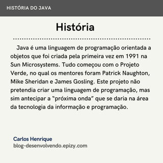 História do java | PDF