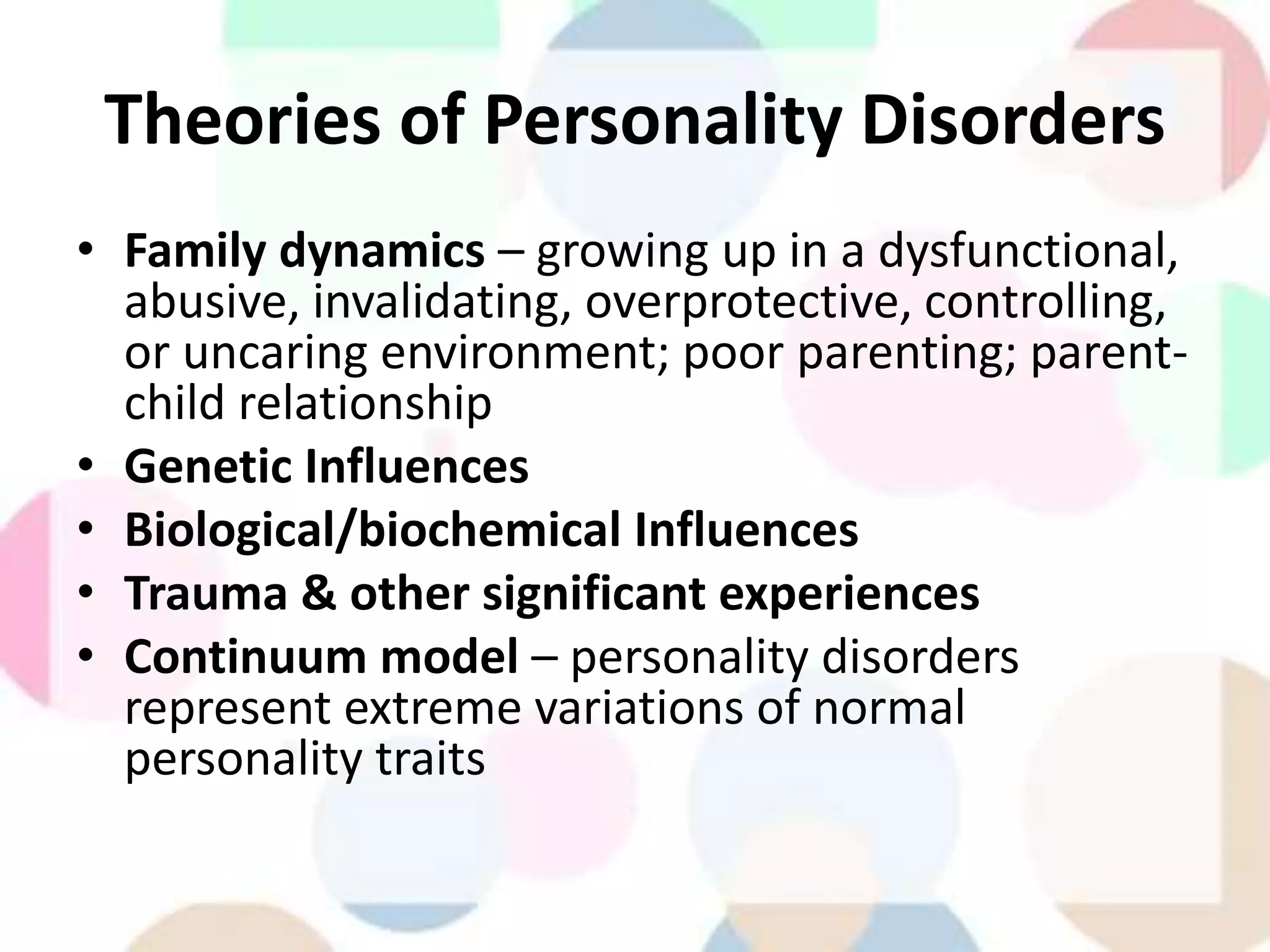 Histrionic personality disorder | PPTX
