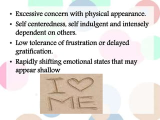 Histrionic personality disorder | PPTX