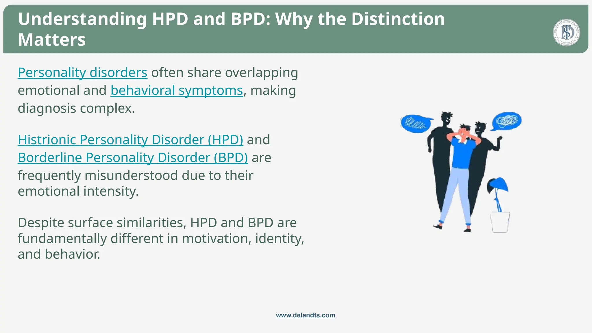 Histrionic vs. Borderline Personality Disorder: Key Differences | PPTX