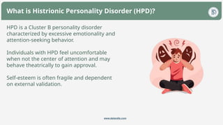 Histrionic vs. Borderline Personality Disorder: Key Differences | PPTX