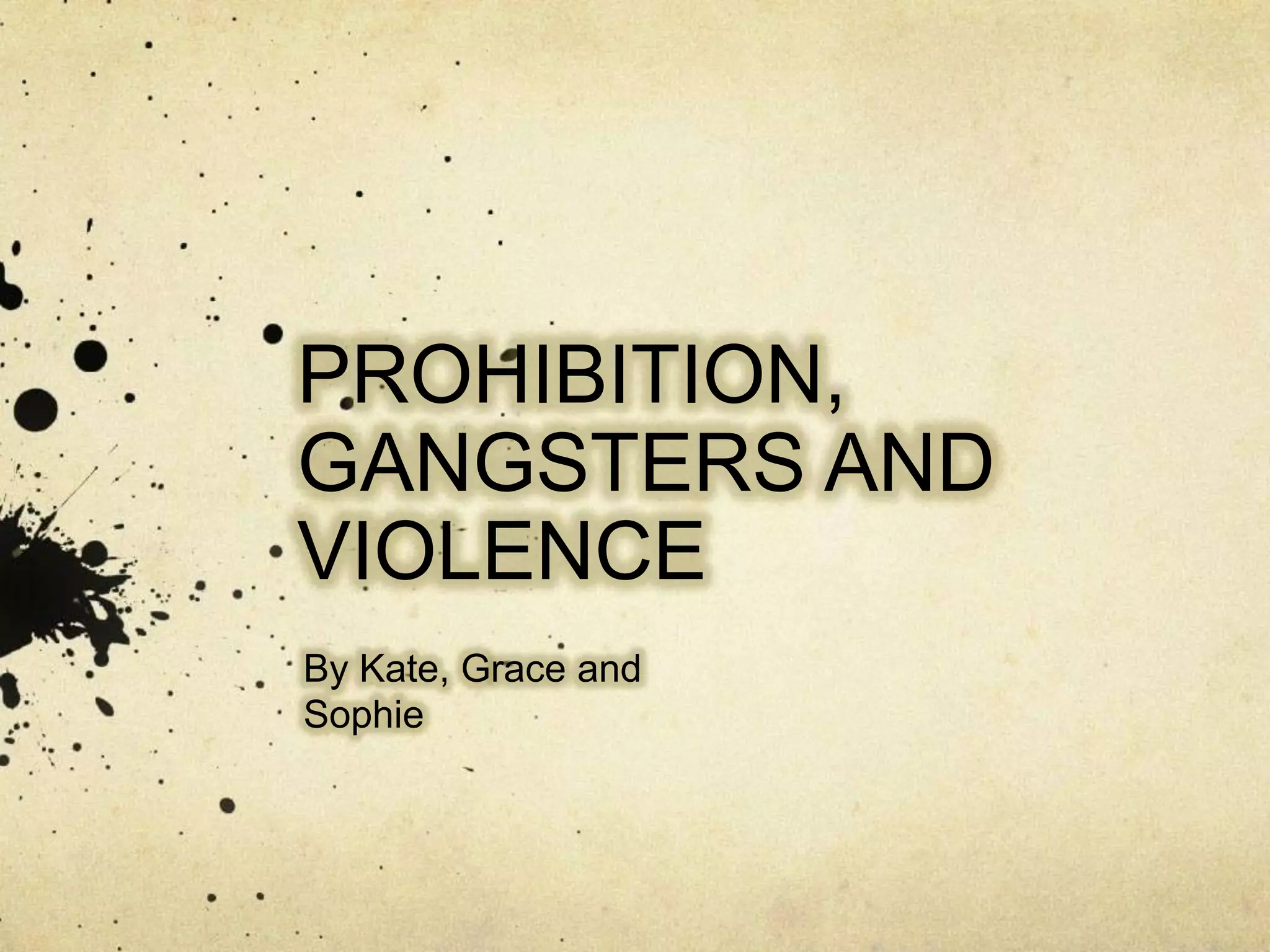 gangsters in history | PPT