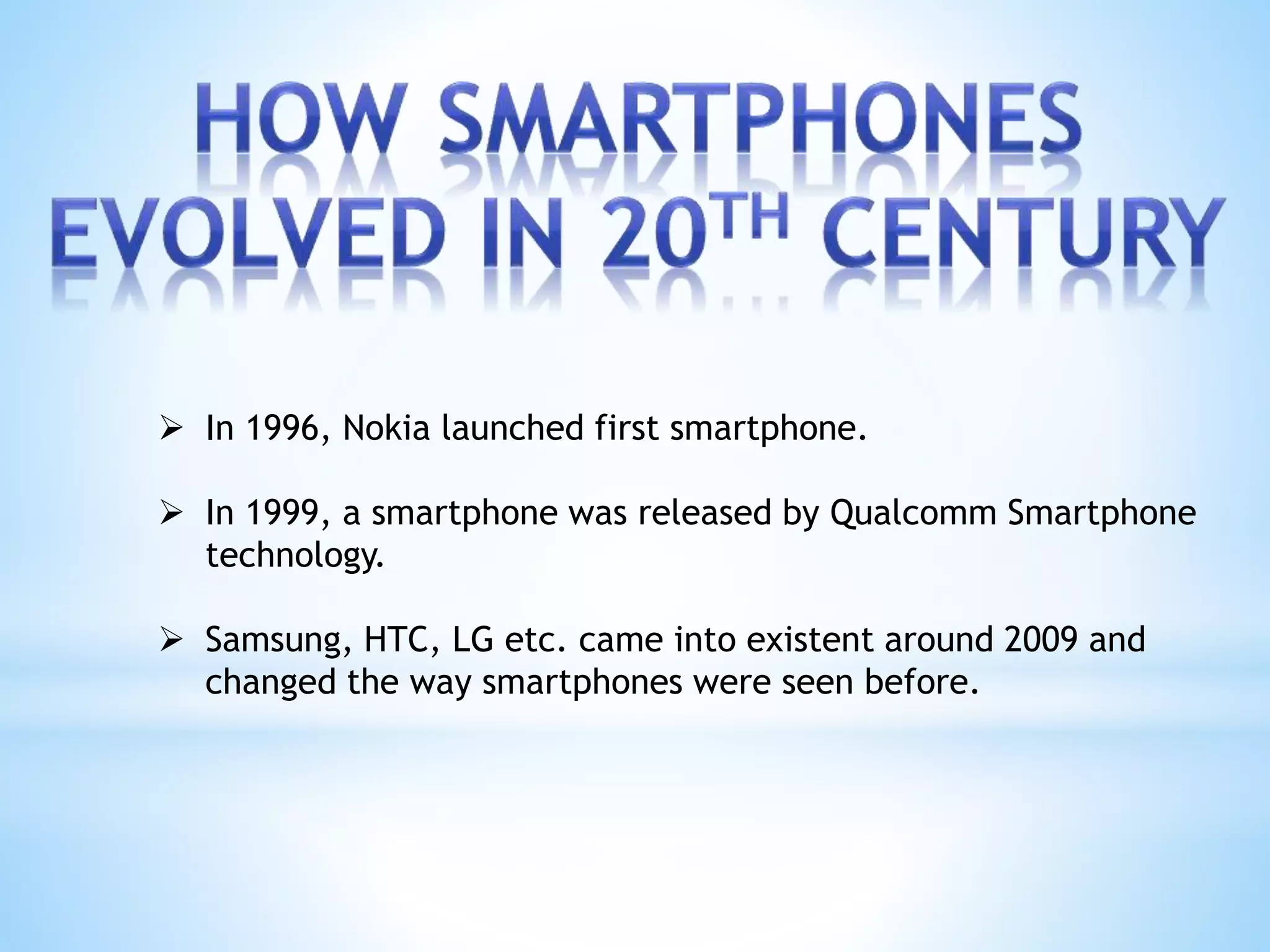 History of Android and Smartphones | PPTX
