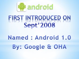 History of Android and Smartphones | PPT