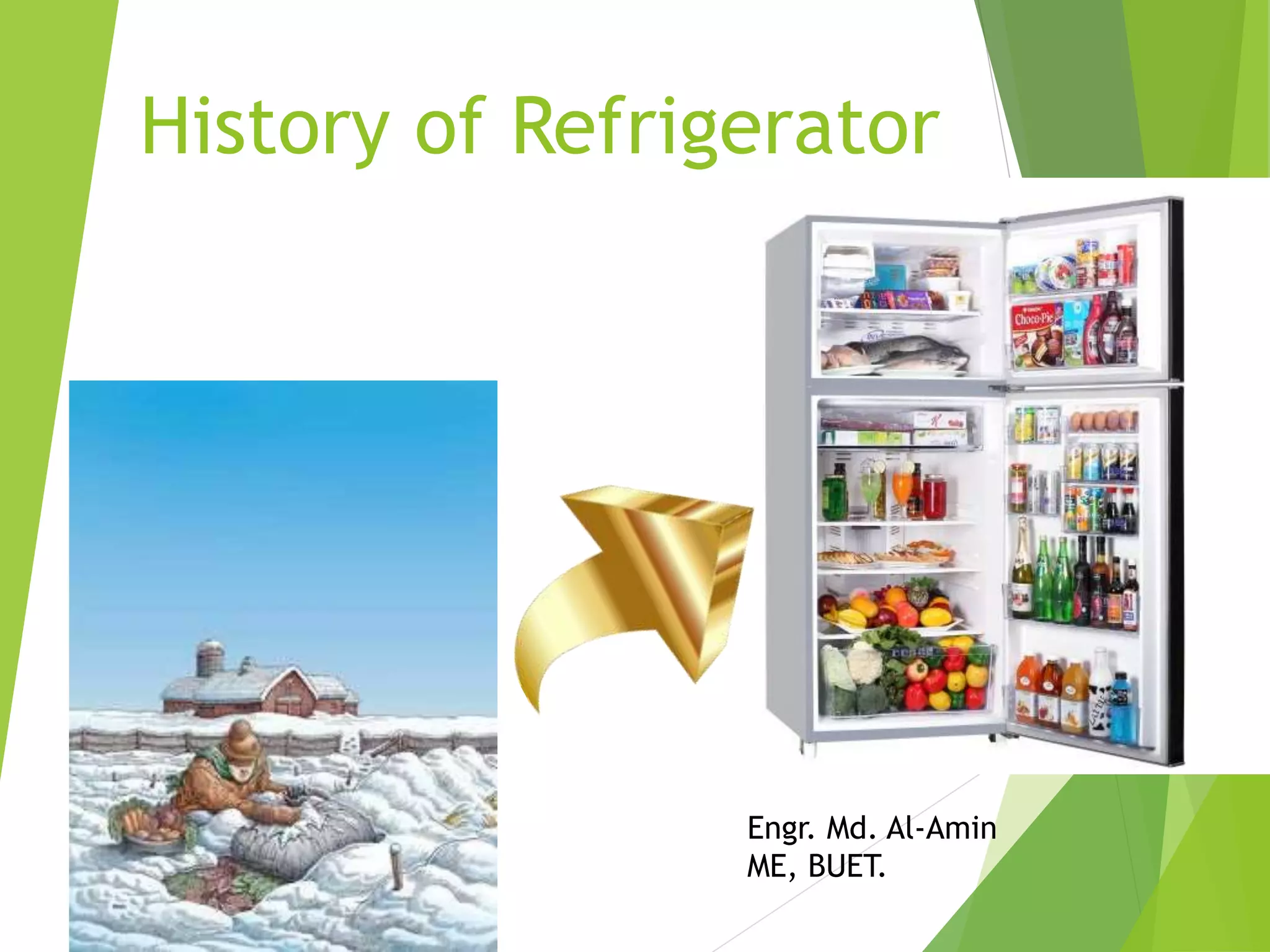 History of refrigerator | PPTX