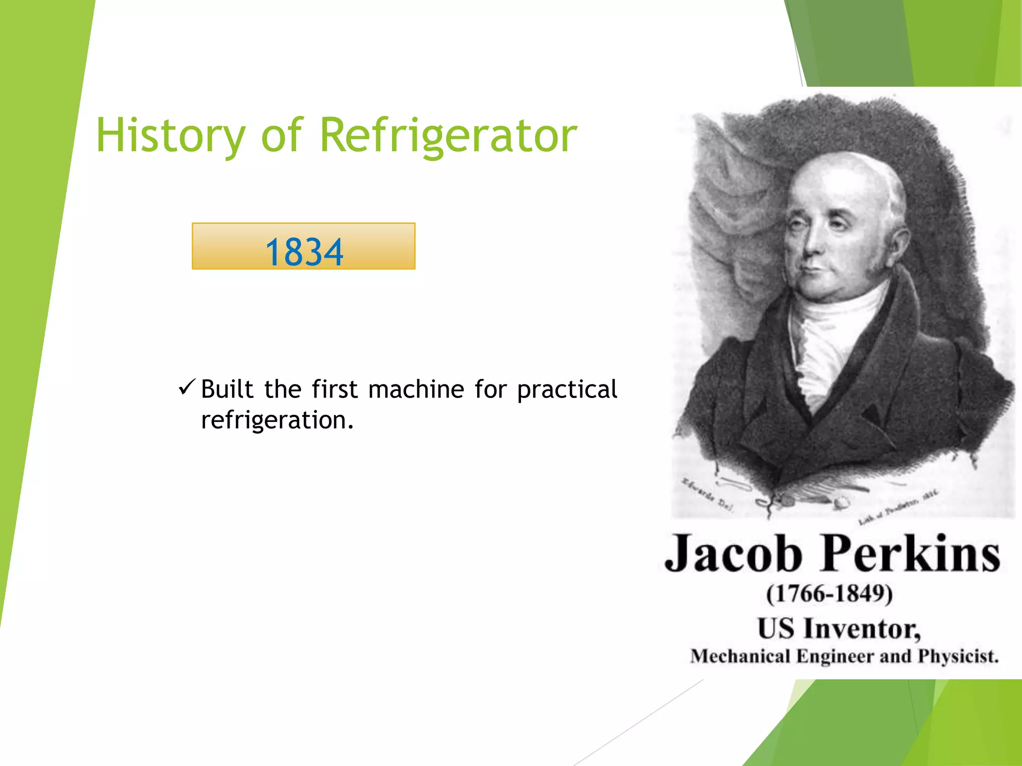 History of refrigerator | PPTX