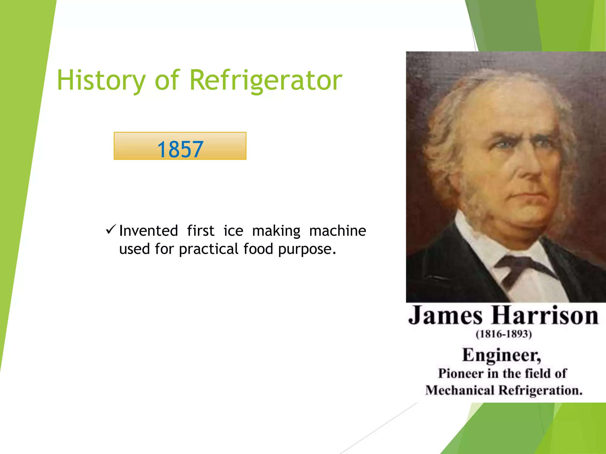 History of refrigerator | PPTX