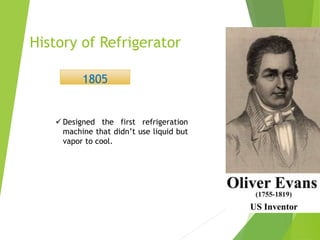 History of refrigerator | PPTX