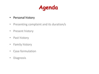 Neurological History Taking | PPTX