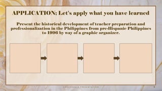 Histry of Teaching as a profession in the phil | PDF