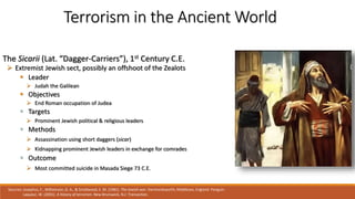 History of Terrorism | PPSX