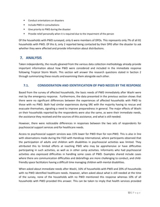 Handicap International: Study on Disability Inclusion in Emergency ...