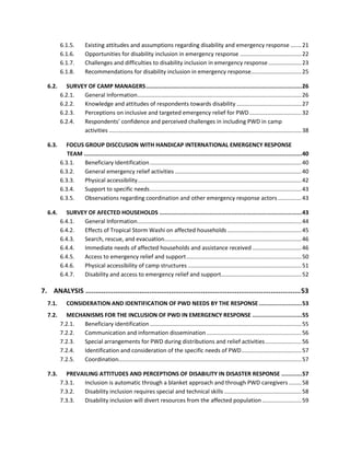 Handicap International: Study on Disability Inclusion in Emergency ...