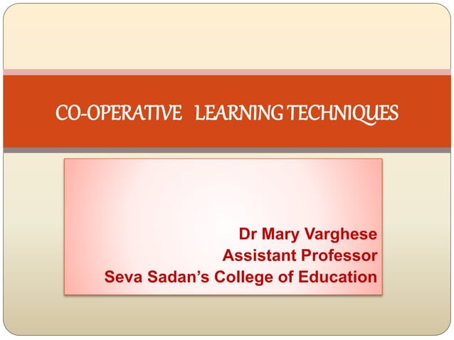 Co-operative learning | PPT