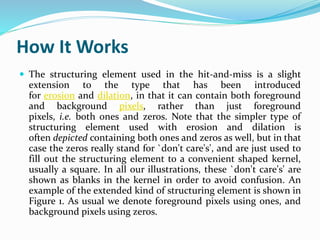 Hit and-miss transform | PPT