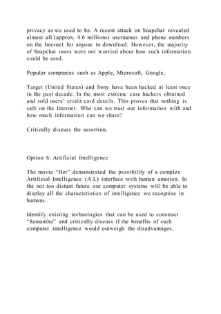 HIT164 COMPUTING FUNDAMENTALSAssignment 1 Research Essay | PDF