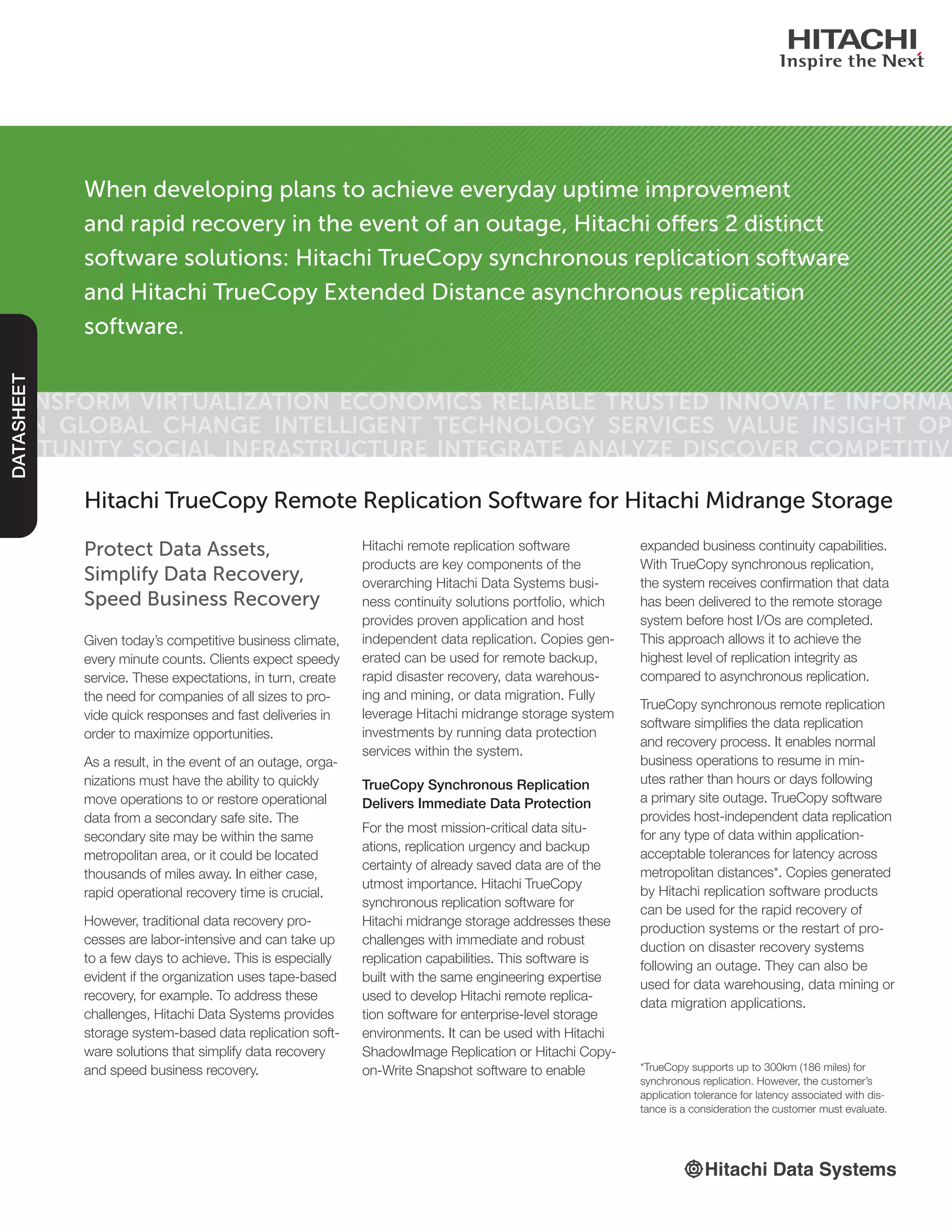 Hitachi datasheet-remote-replication-for-midrange-storage-solutions | PDF