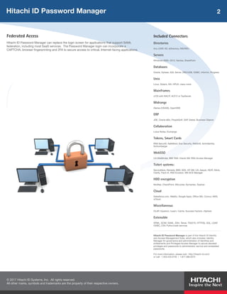 Hitachi ID Password Manager | PDF | IT and Internet Support | Internet