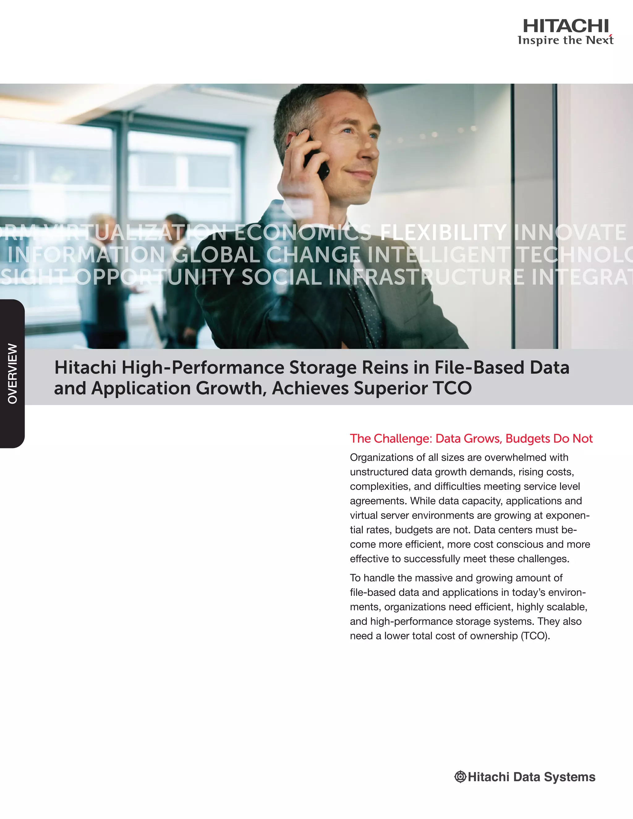 Hitachi overview-brochure-hus-hnas-family | PDF