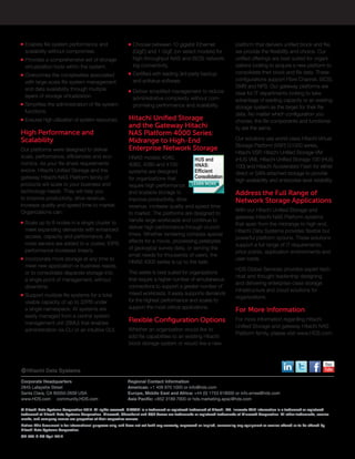 Hitachi overview-brochure-hus-hnas-family | PDF