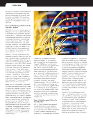 Hitachi Unified Compute Platform Family Overview | PDF