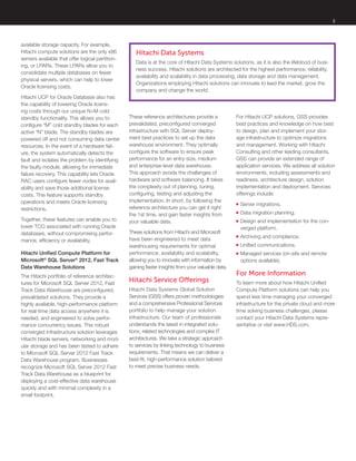 Hitachi Unified Compute Platform Family Overview | PDF